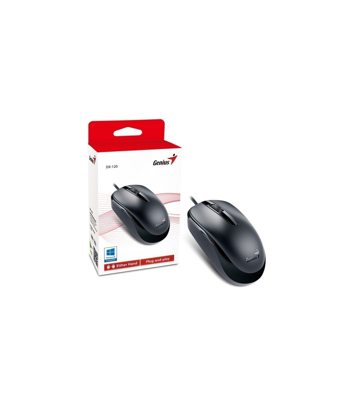 Genius Mouse DX-120 Alámbrico USB Negro • DIPARCO | Tecnologia